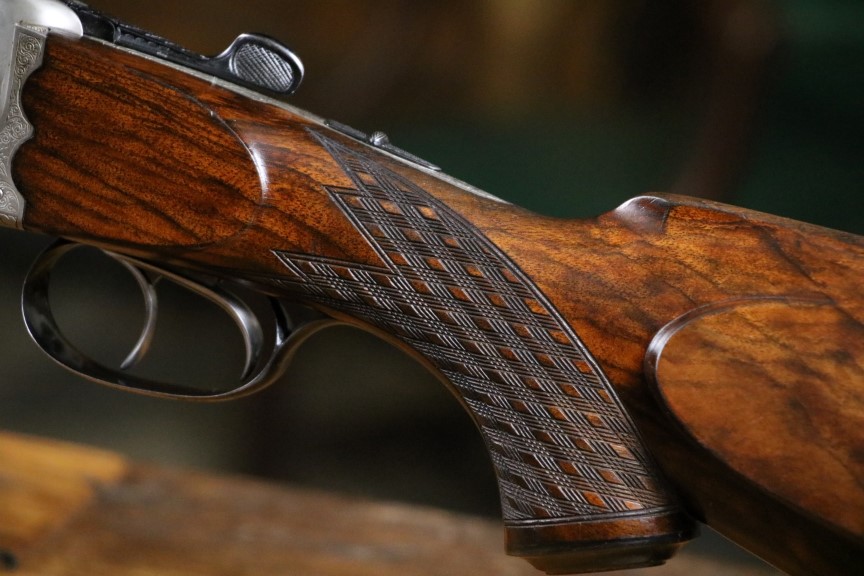 Ludwig Borovnik Ferlach Austria Double Rifle with Zeiss 7mm Rem Mag. at ...