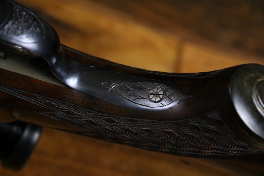 Ludwig Borovnik Ferlach Austria Double Rifle with Zeiss 7mm Rem Mag. at ...